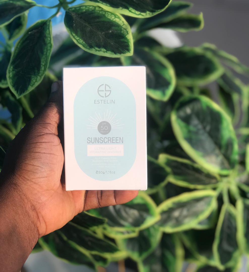 Estelin spf 50+ ultra light hydrating invisible sunscreen 50g – Giftybeautystore